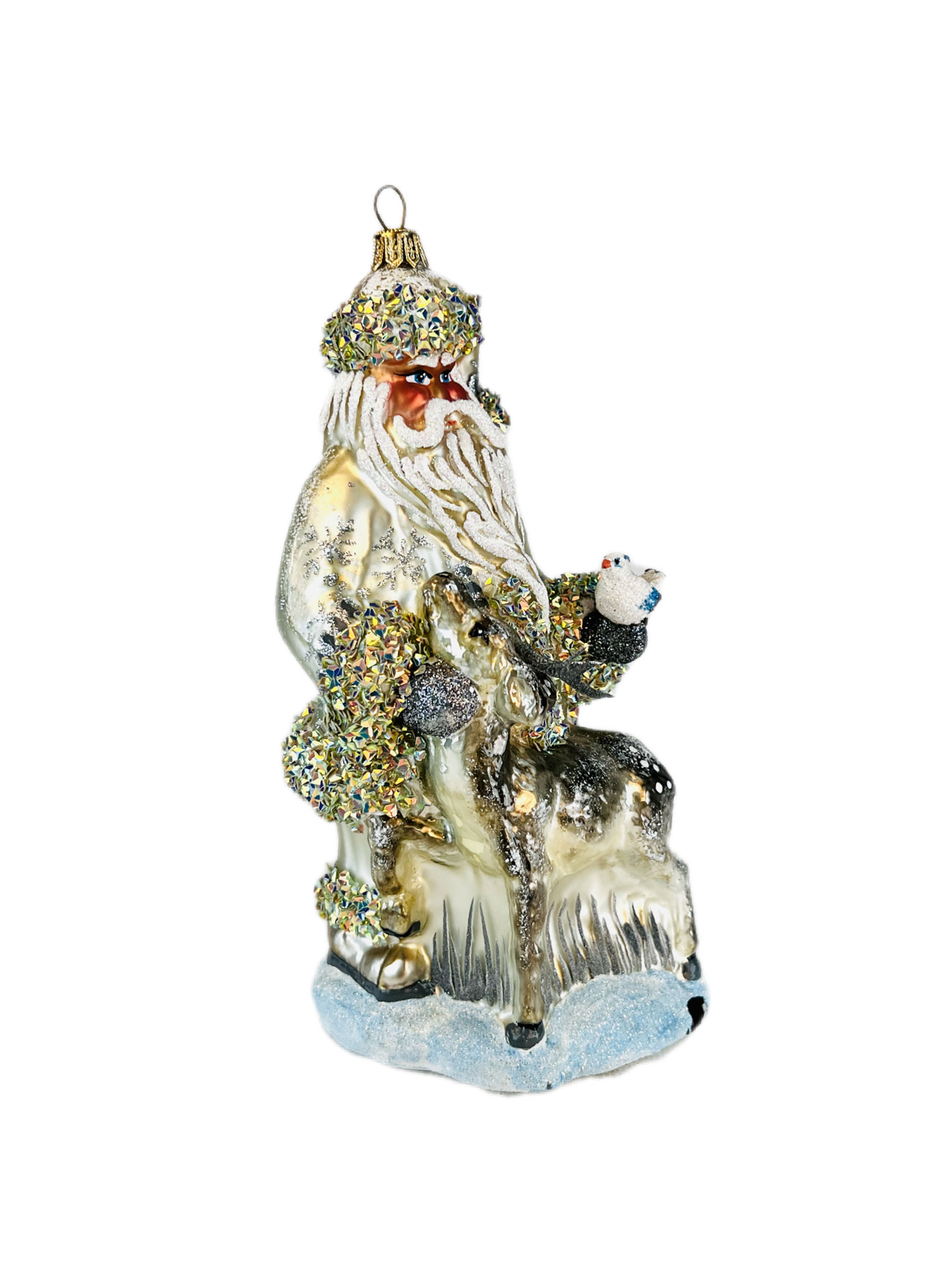KORONEX. Santa with reindeer and a bird 1494X